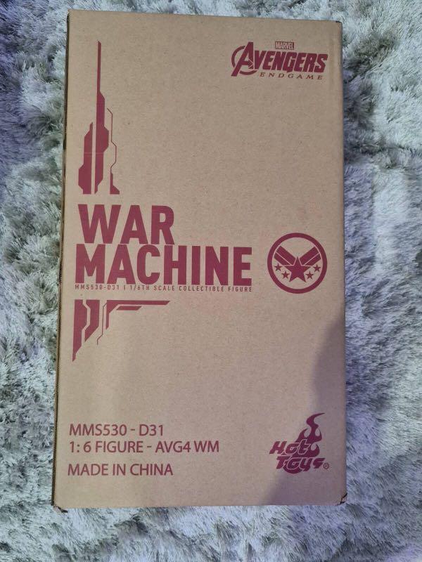 Hot Toys War Machine mk 6 Avengers EndGame Diecast 1/6 scale brand new ...