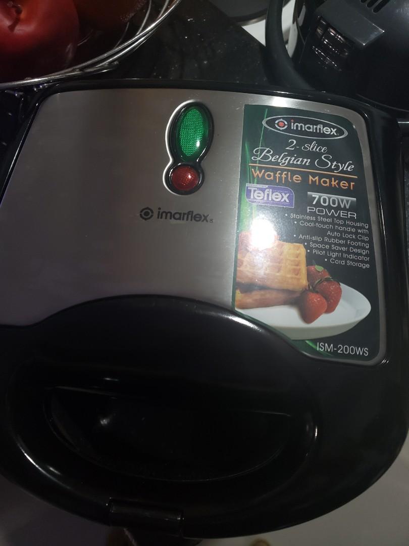 Imarflex Waffle Maker 700 W, TV & Home Appliances, Kitchen Appliances ...