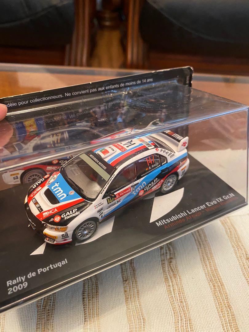 Mitsubishi Evo IX rallycar collection (1:43), Toys & Games, Others on ...