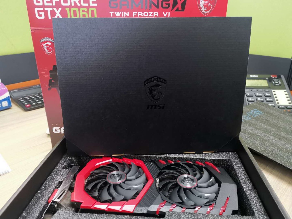MSI GEFORCE GTX 1060, Computers & Tech, Parts & Accessories, Computer ...