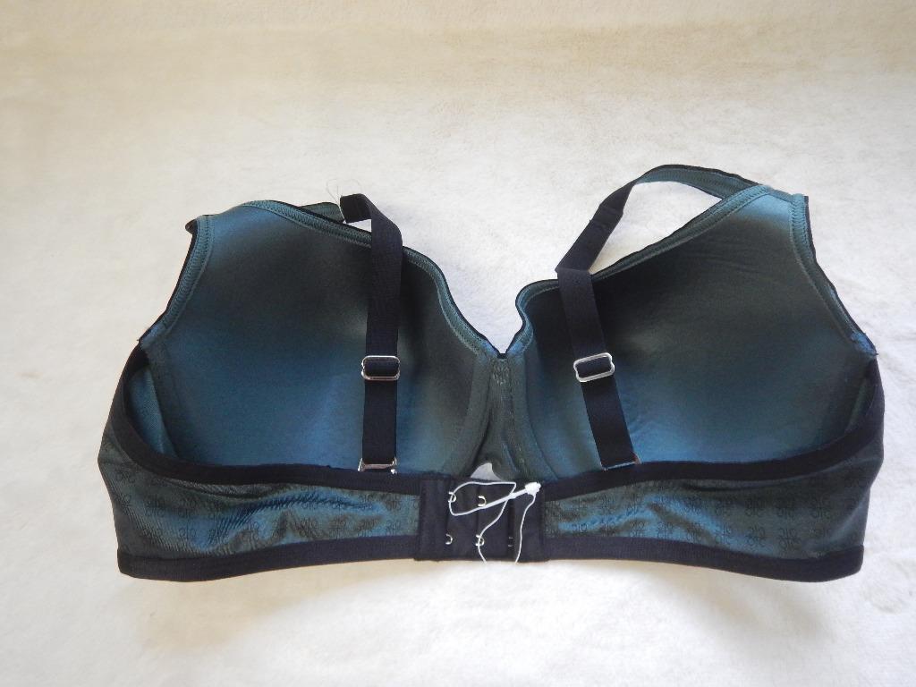 MY 大 BRA Size 70E/32DD深綠色~半拆式肩帶~隱形肩帶扣位~鋼圈~柔軟立體無縫罩杯~時款舒適性感胸圍 $59 (免郵費) 一 ...