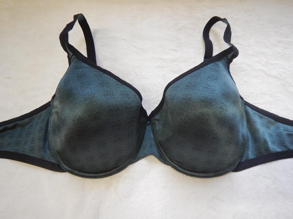 MY 大 BRA Size 70E/32DD深綠色~半拆式肩帶~隱形肩帶扣位~鋼圈~柔軟立體無縫罩杯~時款舒適性感胸圍 $59 (免郵費) 一 ...