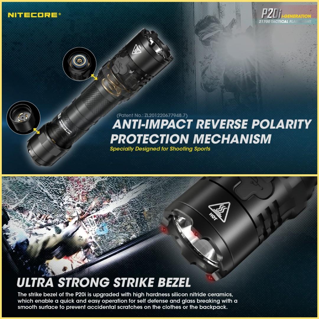 Nitecore P20i Tactical #LED Flashlight, Sports, Sports & Games ...