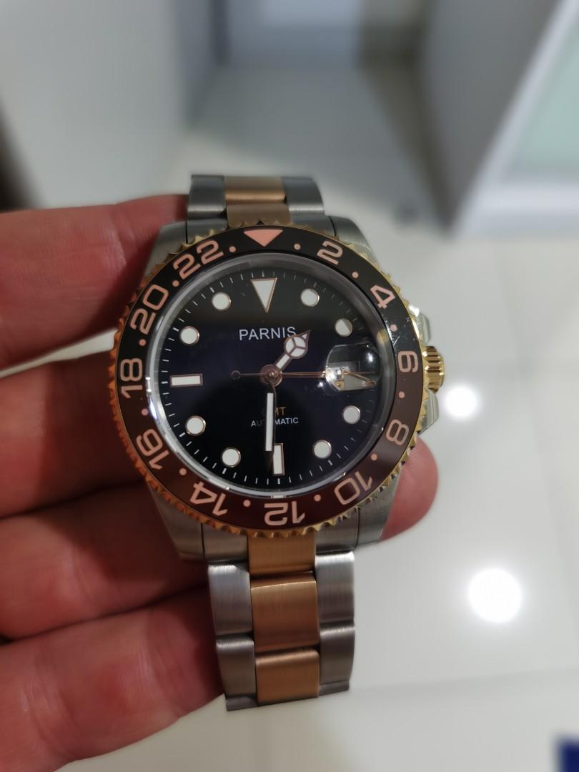 Parnis Rootbeer, Men's Fashion, Watches & Accessories, Watches on Carousell