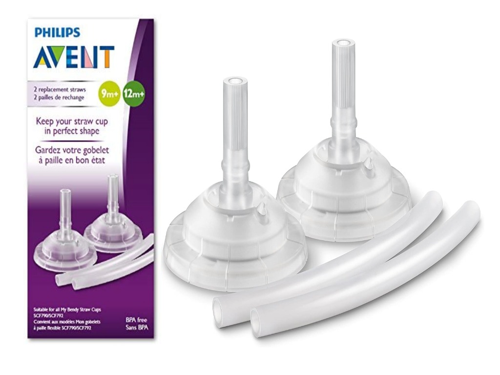 Philips Avent My Bendy Cup Straw Replacement x 2, Babies & Kids ...