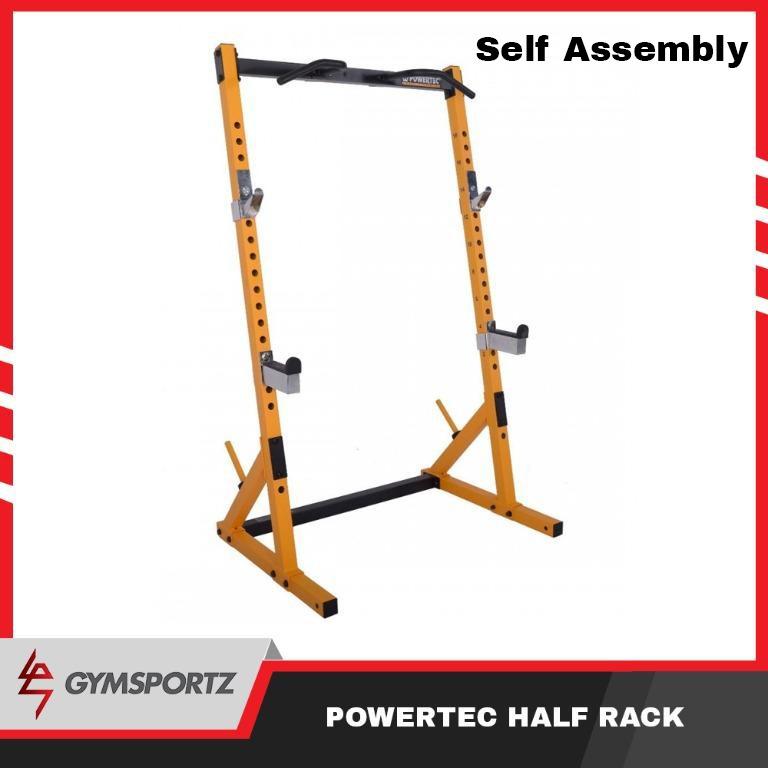 POWERTEC HALF RACK (Self Assembly), Sports Equipment, Exercise ...