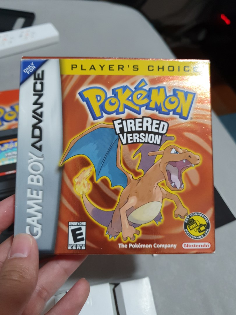 (reserved for 1 day)RARE Authentic Pokemon Fire Red Version WITH BOX ...