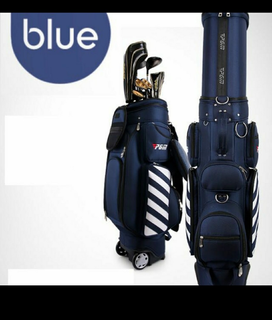 Retractable golf bag with wheels, Sports, Sports & Games Equipment on ...