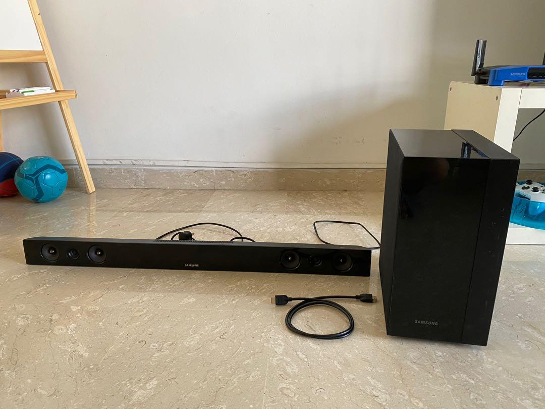 Samsung Sound bar with wireless woofer and Bluetooth, Audio, Soundbars ...