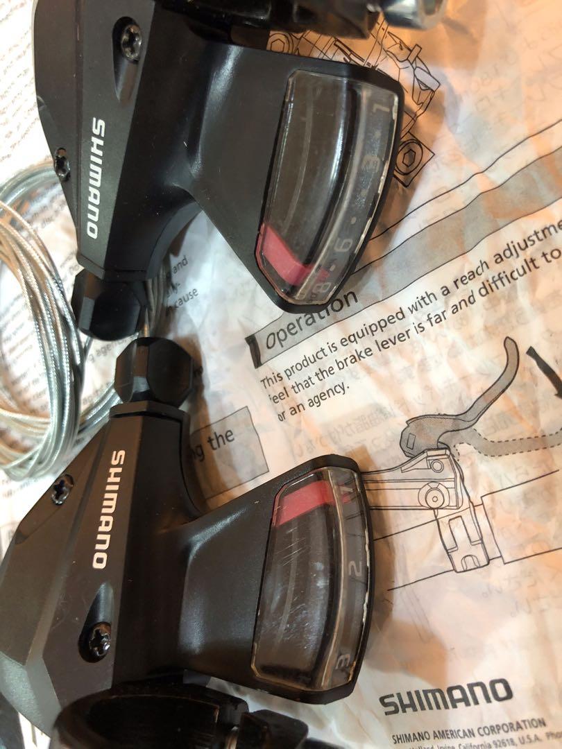 Shimano Altus SL-M310 Shifter Gear Trigger Set (3x8, 3x9 speed), Sports Equipment, Bicycles ...
