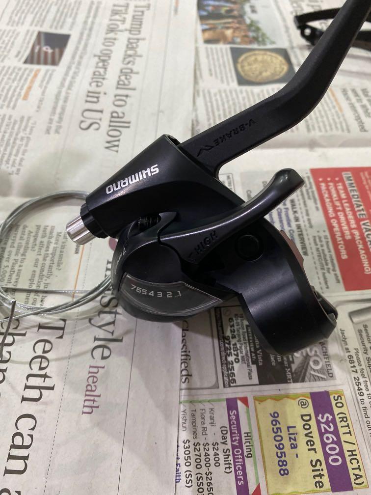 Shimano shifters (Trinx) Groupset 3x7, Sports Equipment, Bicycles ...