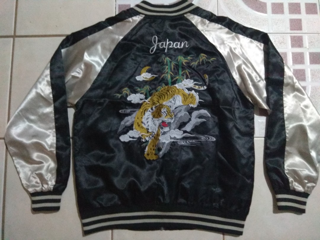 Vintage Sukajan harajuku Japan tiger jacket authentiic, Men's Fashion ...