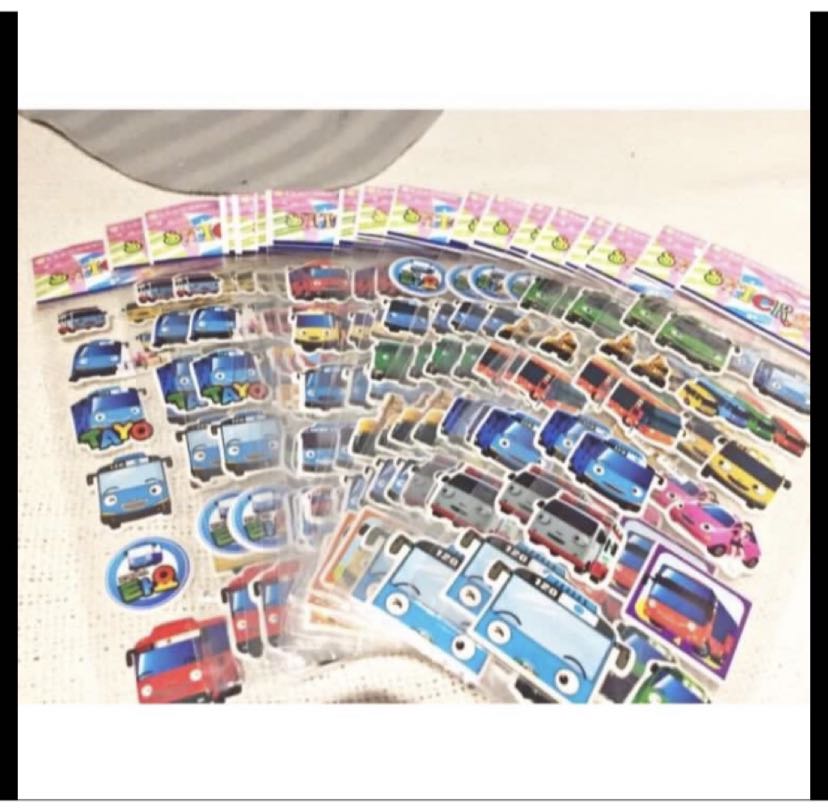 Tayo Bus Stickers, Hobbies & Toys, Stationery & Craft, Stationery ...