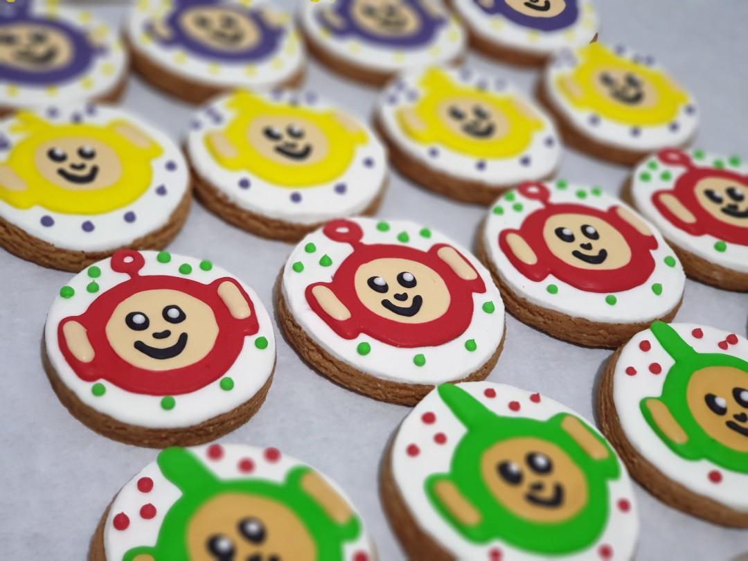 Teletubbies Sugar Cookies, Food & Drinks, Homemade Bakes on Carousell