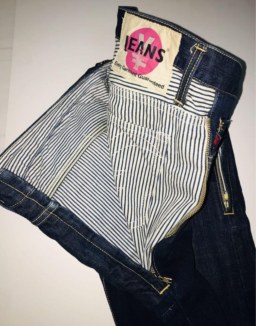 UNIQUE DESIGNER YEN BY JUNKO KOSHINO JEANS, Men's Fashion, Bottoms, Jeans on Carousell