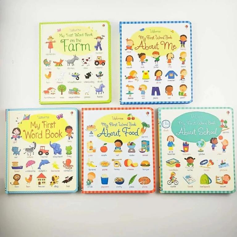 Usborne My First Word Book(set of 5 books) Point Readable, Hobbies ...