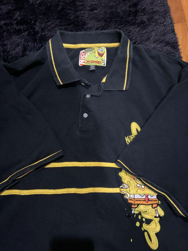 Vintage spongebob polo tee, Men's Fashion, Tops & Sets, Tshirts & Polo ...