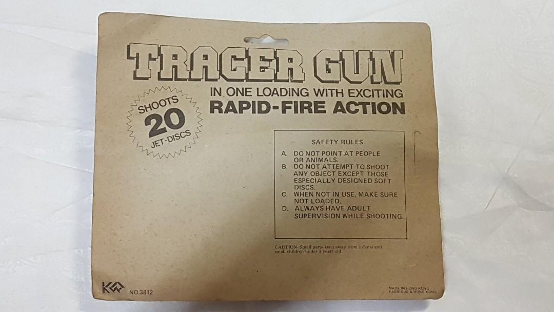 Vintage Tracer Toy Gun New In Package Made In Hong Kong, Hobbies & Toys ...