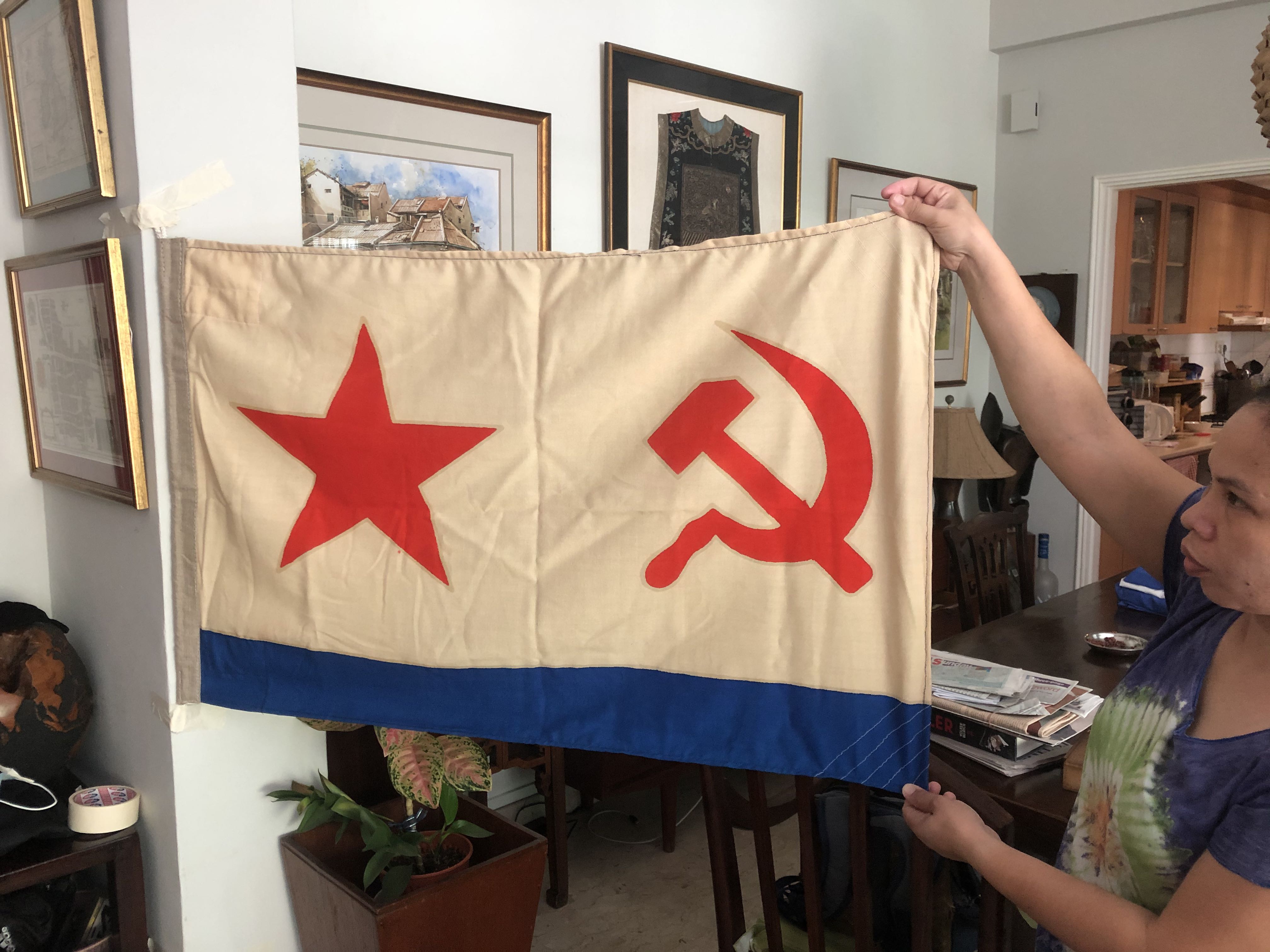 Vintage Very Rare USSR Submarine Naval Flag 1981, Hobbies & Toys ...