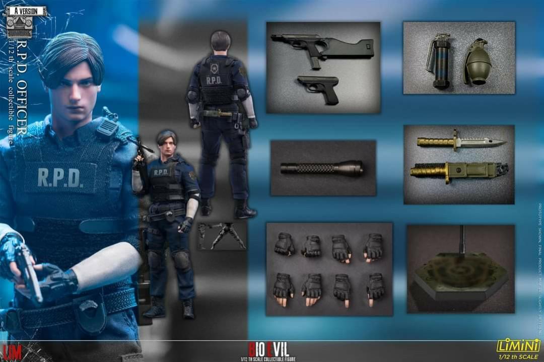 [STOCK] A version Limtoys 1/12 scale BIO EVIL R.P.D. Officer RPD ...