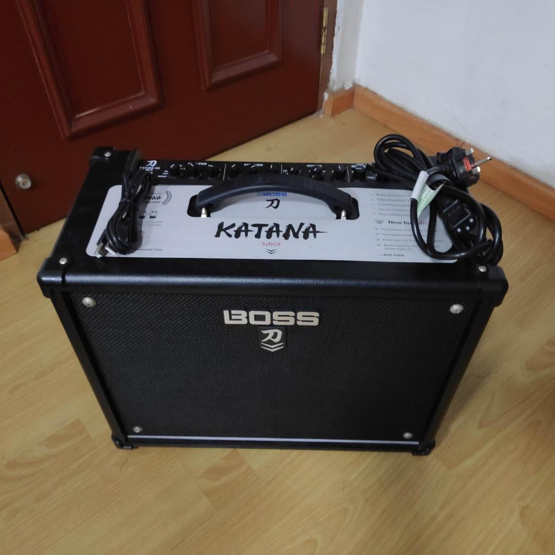 BOSS Katana 50 Mk II Guitar Amplifier, Hobbies & Toys, Music & Media ...