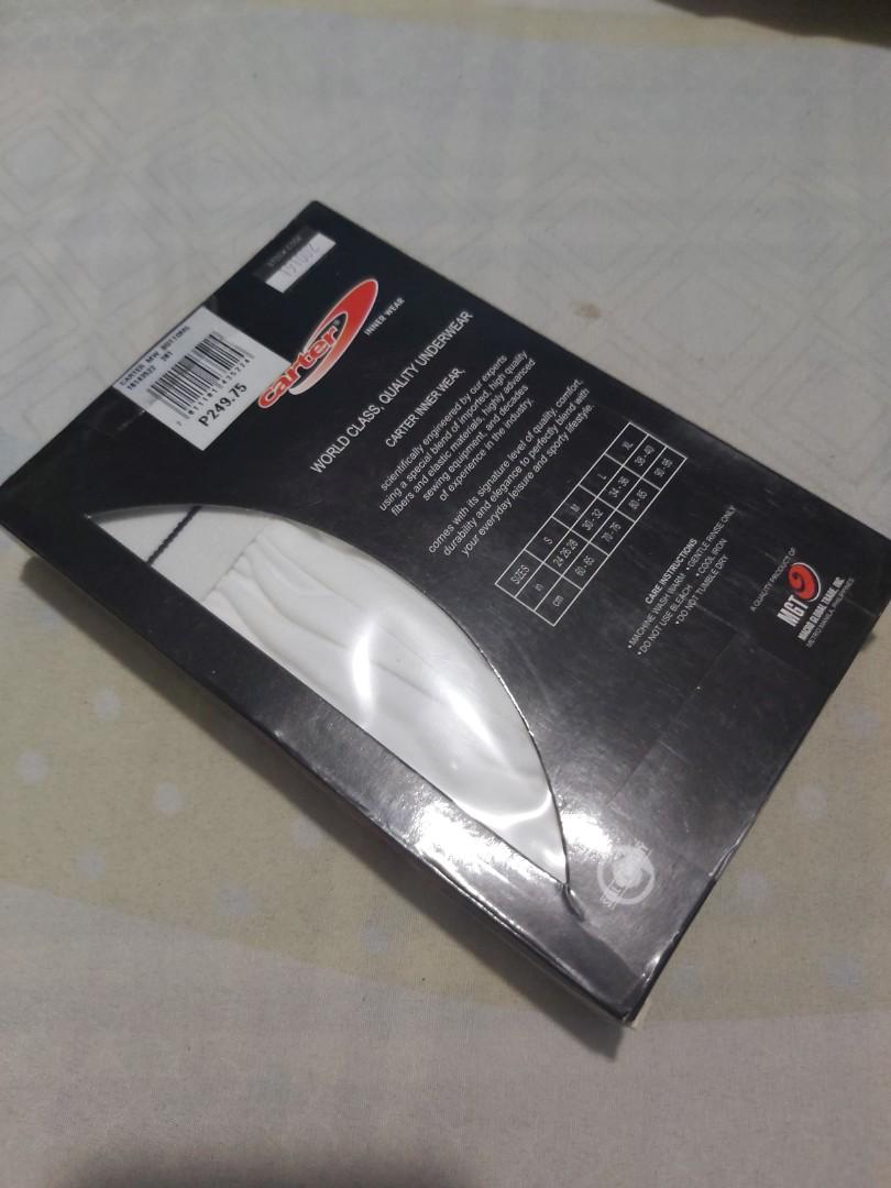 Carter Boxer Brief, Men's Fashion, Bottoms, Underwear on Carousell