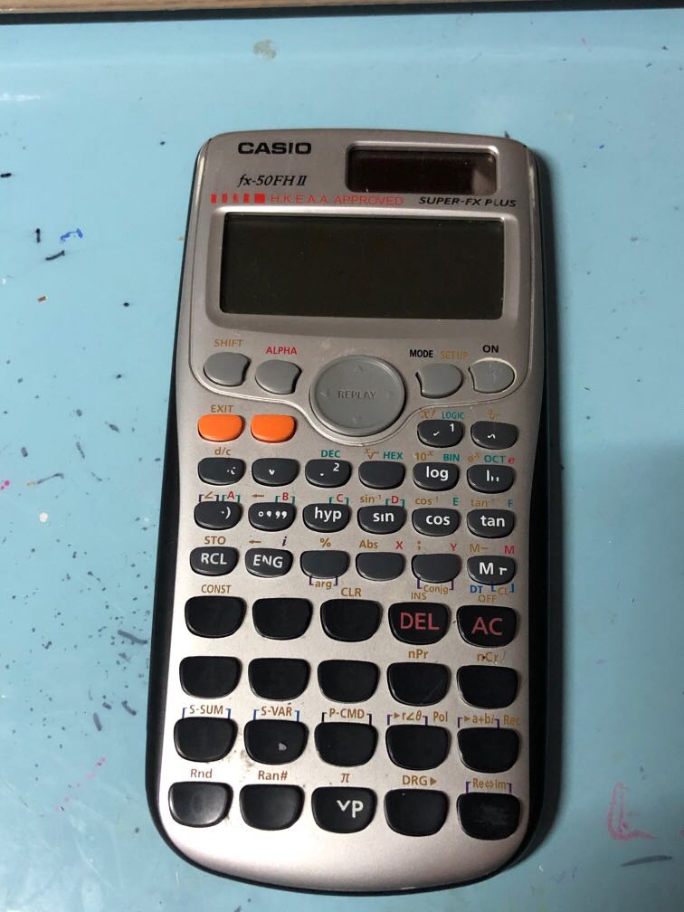 Casio fx-50FH II, 興趣及遊戲, 手作＆自家設計, 文具 - Carousell