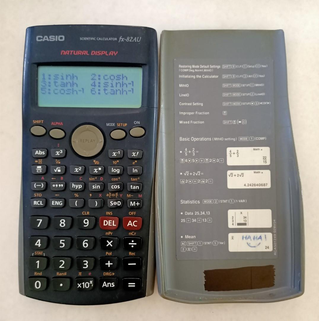 Casio Scientific Calculator fx-82AU, Hobbies & Toys, Stationery & Craft ...