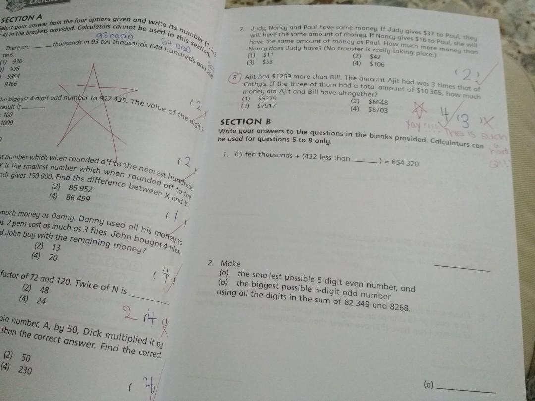 Challenging Math P5, Hobbies & Toys, Books & Magazines, Assessment ...