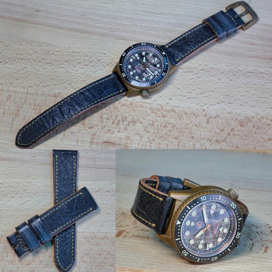 Custom made leather watch straps, Luxury, Watches on Carousell