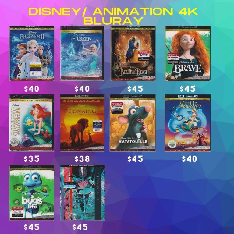 DISNEY PIXAR 4K Blu-Rays Announced Detailed FINDING NEMO, , 40% OFF