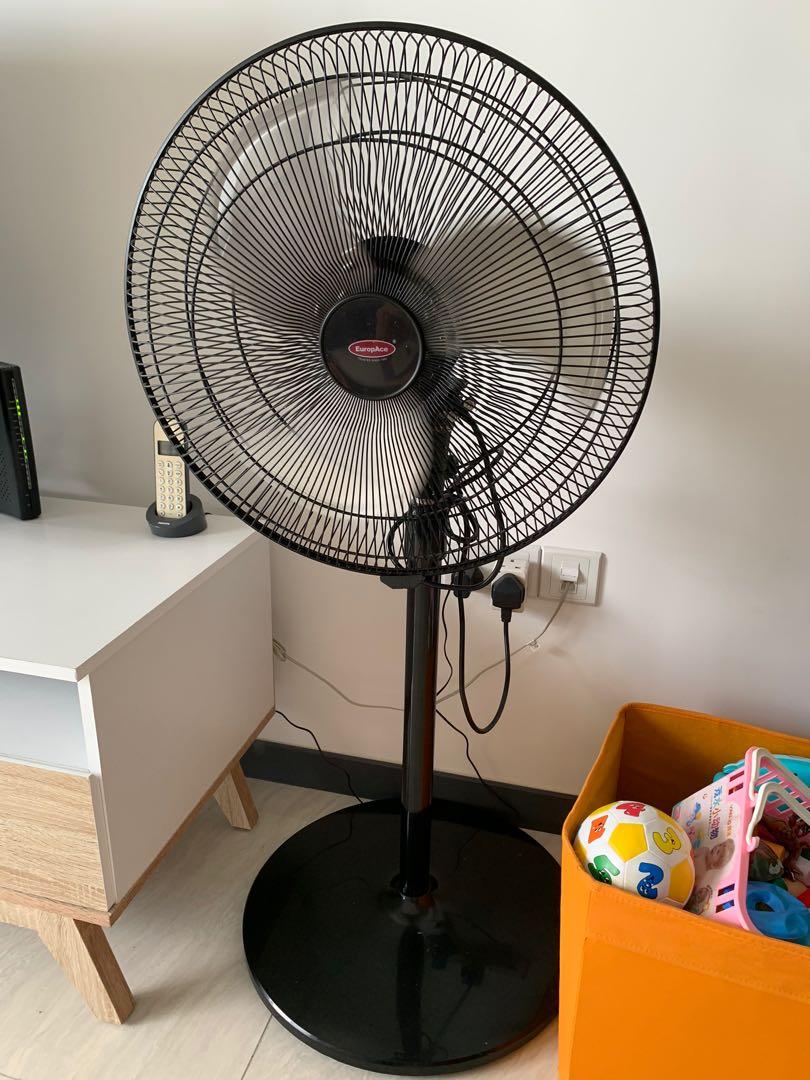 Europace Standing Turbo Aluminium Fan, Furniture & Home Living ...