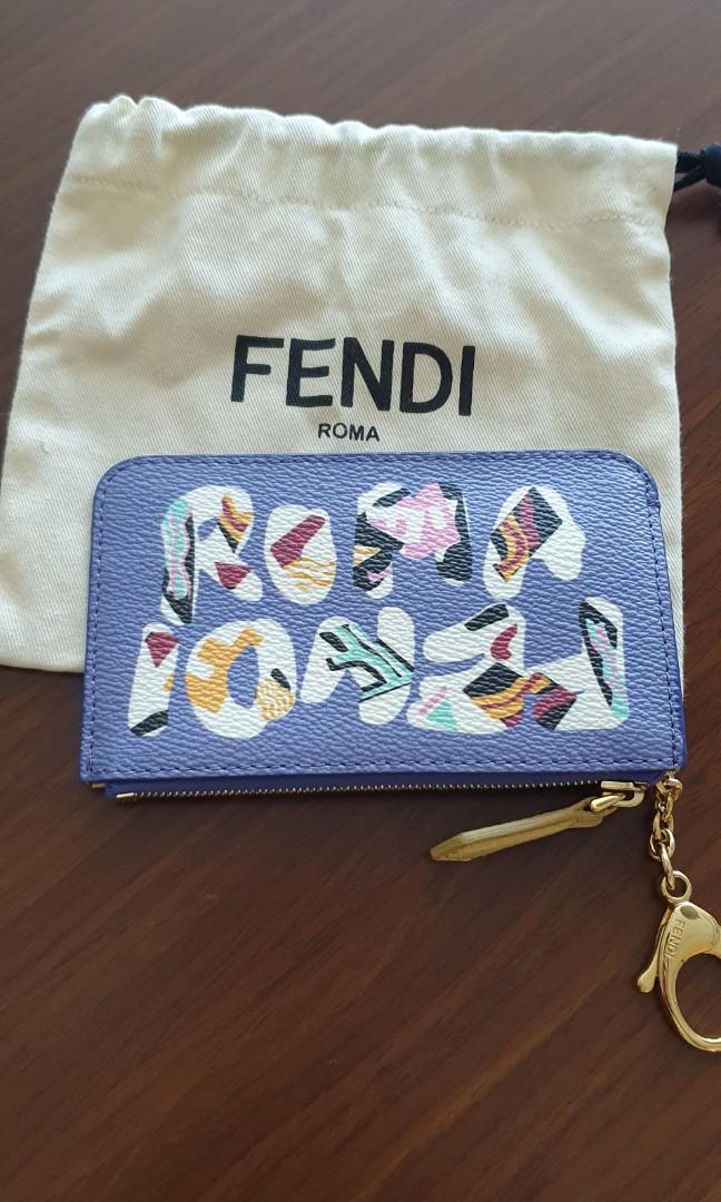 Fendi Roma Coin Pouch, Women's Fashion, Bags & Wallets, Purses ...