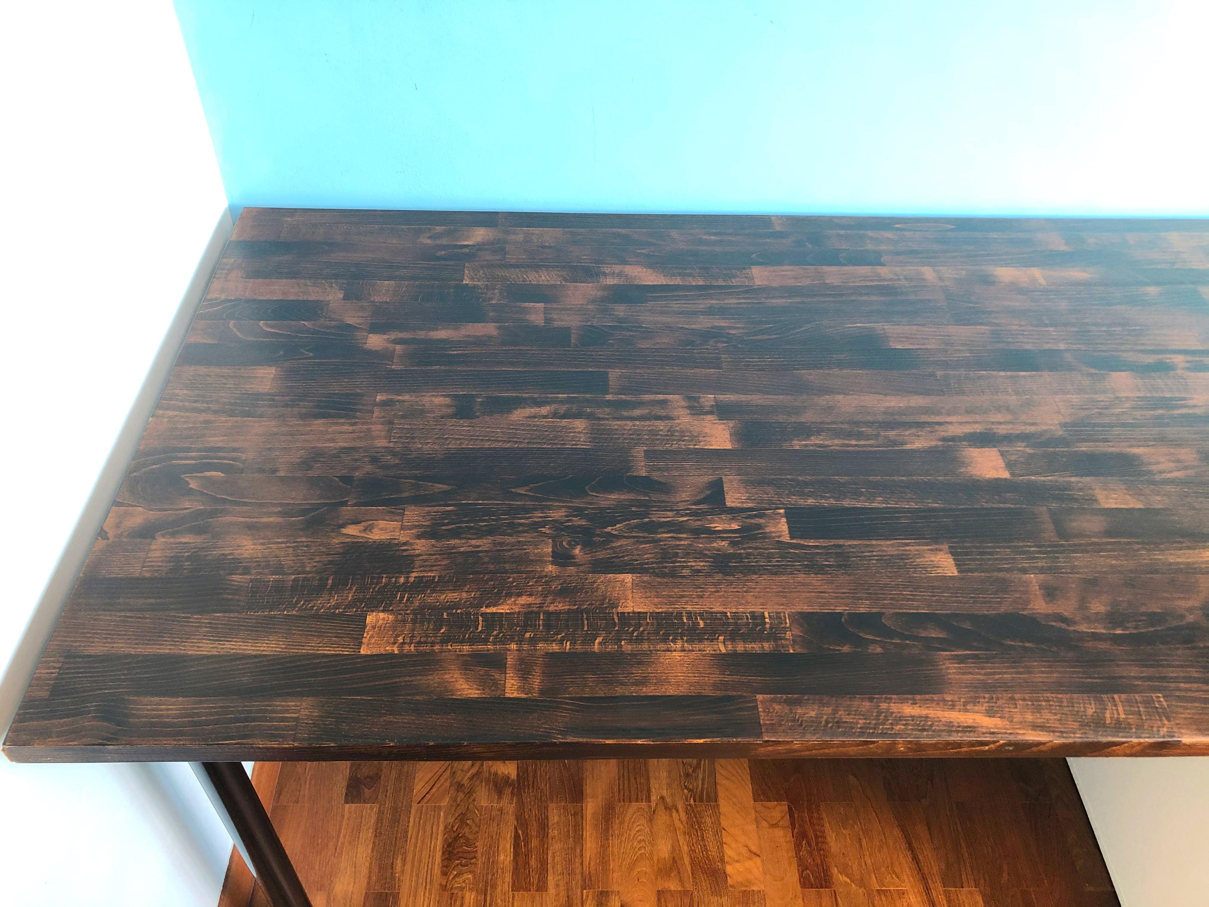 Unique GERTON solid wood stained & varnished study table, Furniture ...