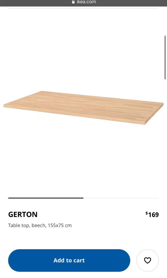 Unique GERTON solid wood stained & varnished study table, Furniture ...