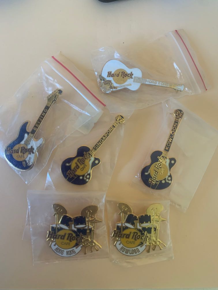 Hard Rock Pins, Women's Fashion, Jewelry & Organisers, Precious Stones ...
