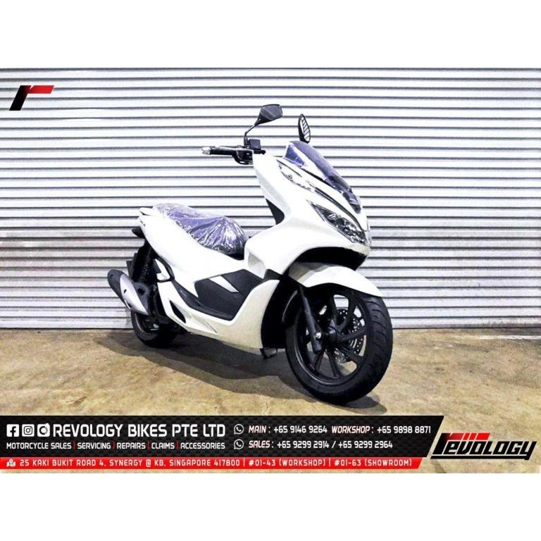 HONDA PCX 150 WHITE PCX150, Motorcycles, Motorcycles for Sale, Class 2B ...