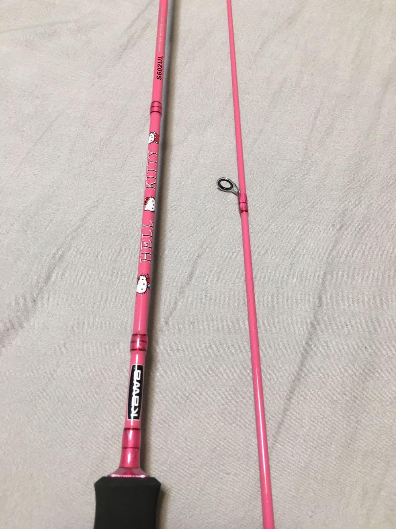 Kawa rod/Hello kitty rod /pink rod 1.80m/2-6lb, Everything Else on ...