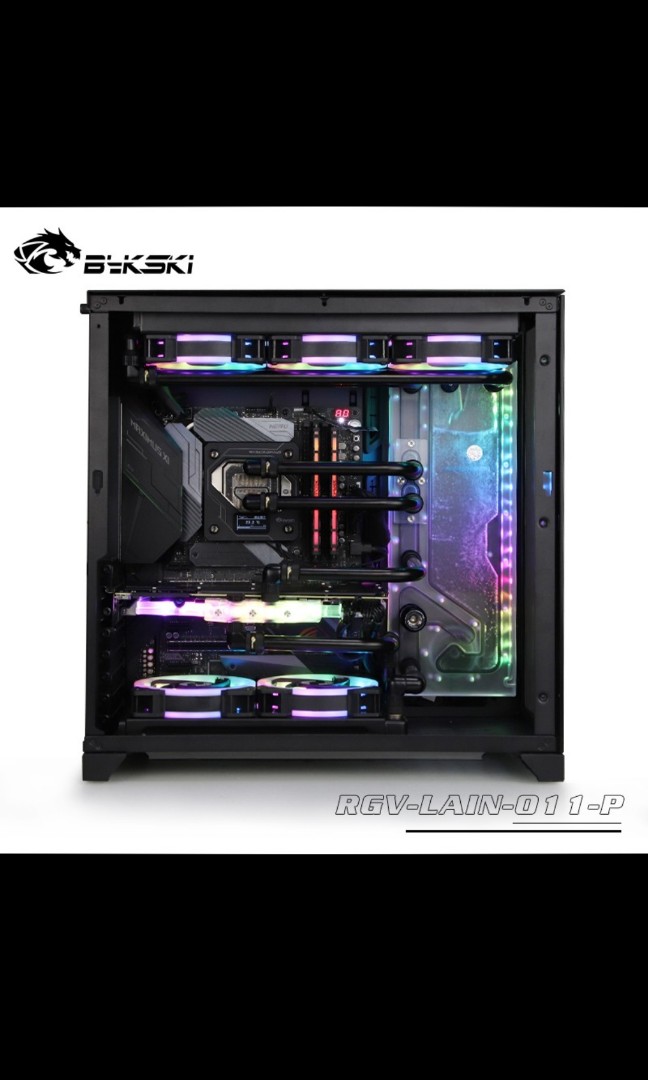 Lian li pc-011 dynamic build full distro plate watercooling kit with ...