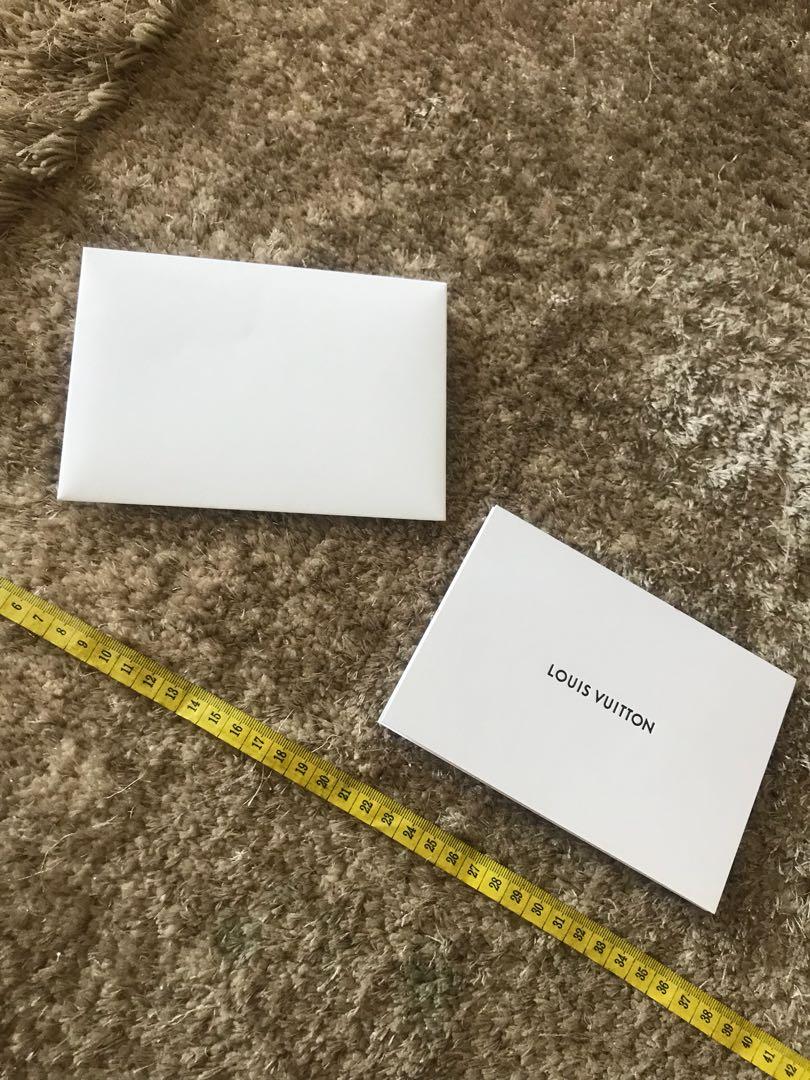 louis vuitton birthday card kartu ucapan LV booklet dust bag paper bag ...