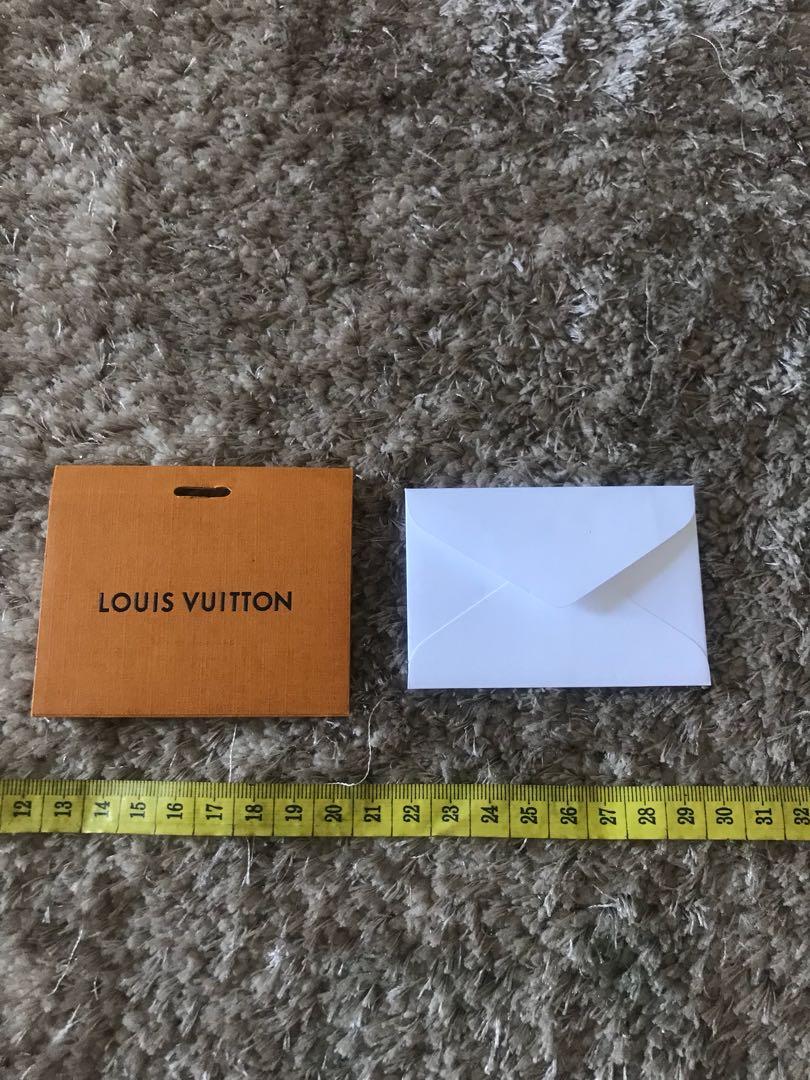 louis vuitton birthday card kartu ucapan LV booklet dust bag paper bag ...