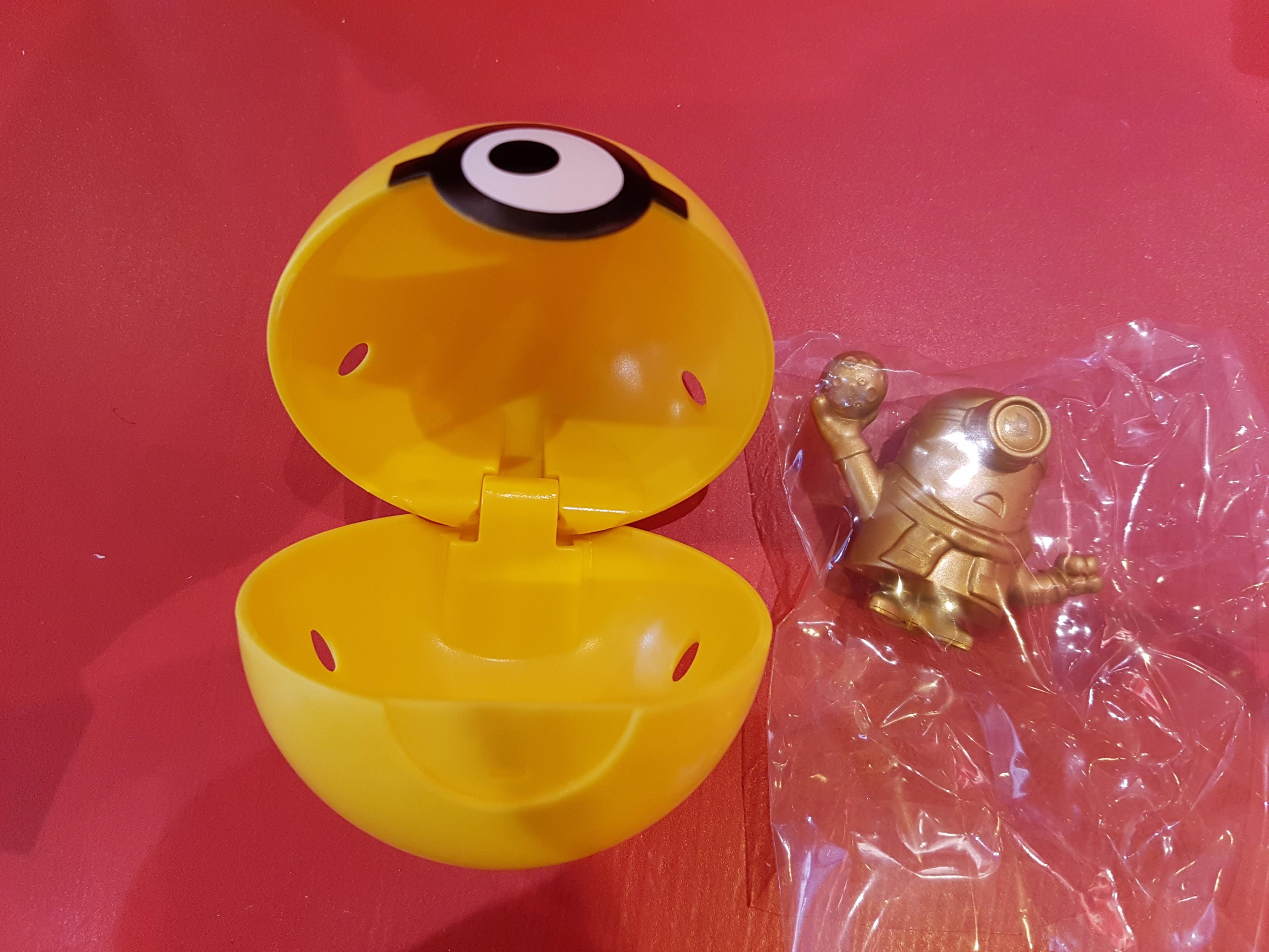 Mc Donald Gold Minion Toy, Hobbies & Toys, Toys & Games on Carousell