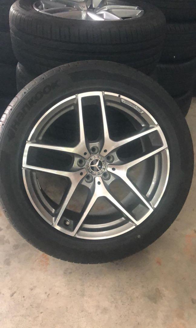 19” Mercedes-Benz Original AMG Rims & Tyres, Car Accessories, Tyres ...