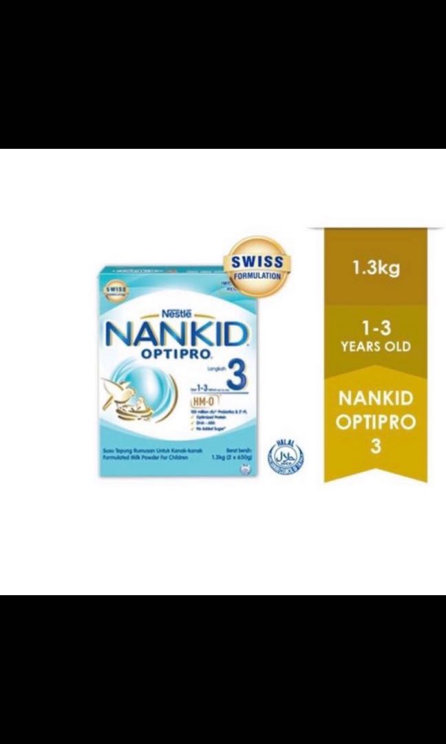 Nankid Optipro stage 3 (2x650g), Babies & Kids, Nursing & Feeding ...