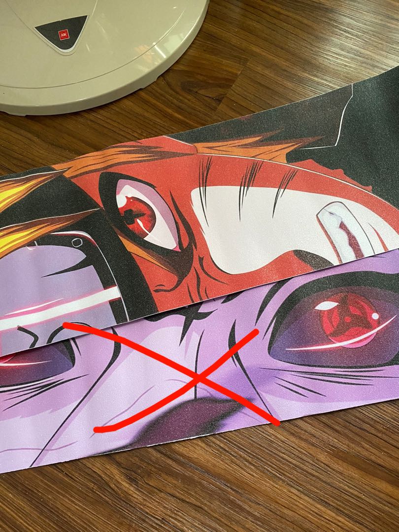 Naruto sasuke grip tape, Sports Equipment, Sports & Games, Skates ...