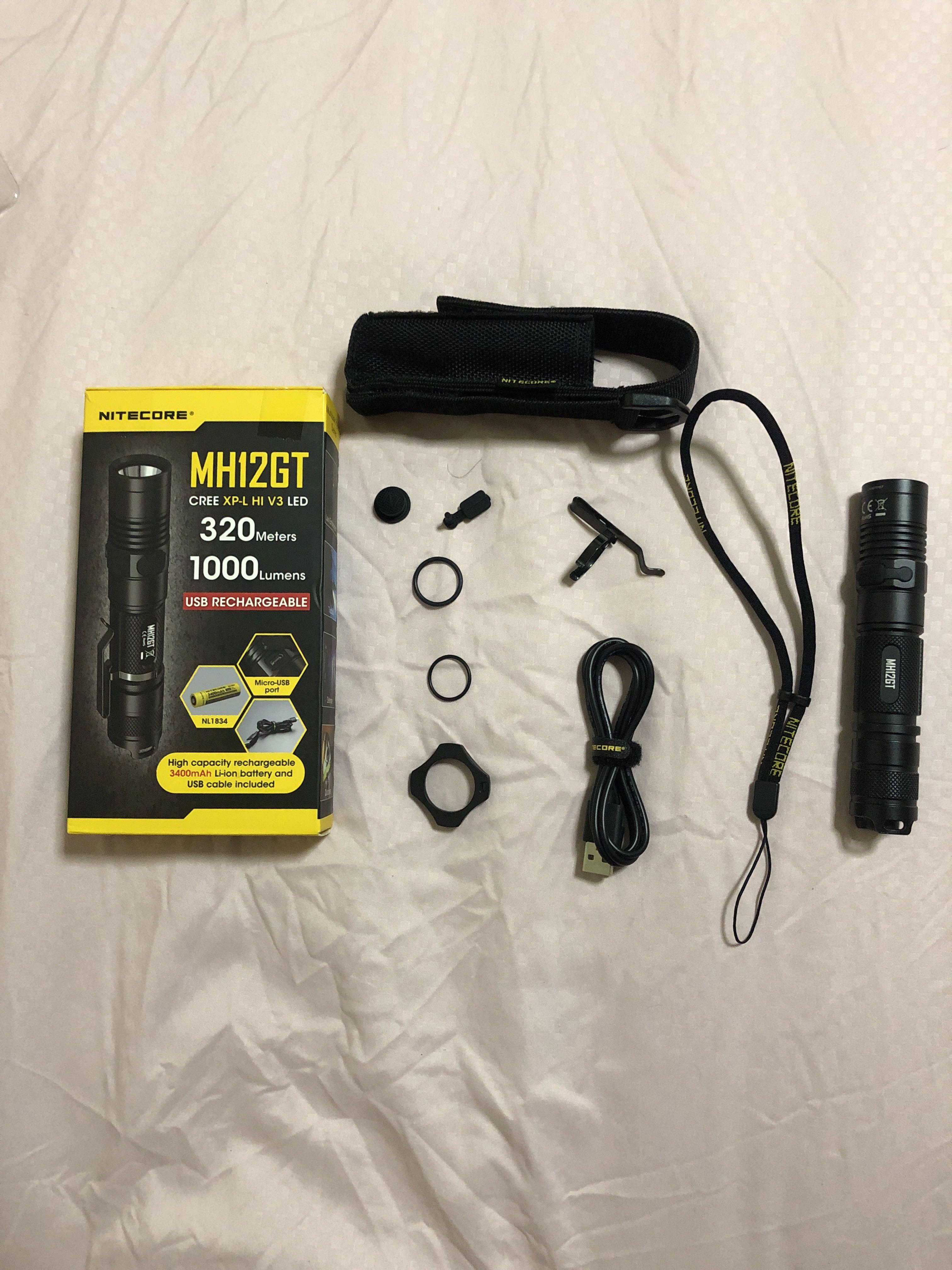 Nitecore MH12GT Flashlight, Mobile Phones & Gadgets, Mobile & Gadget ...