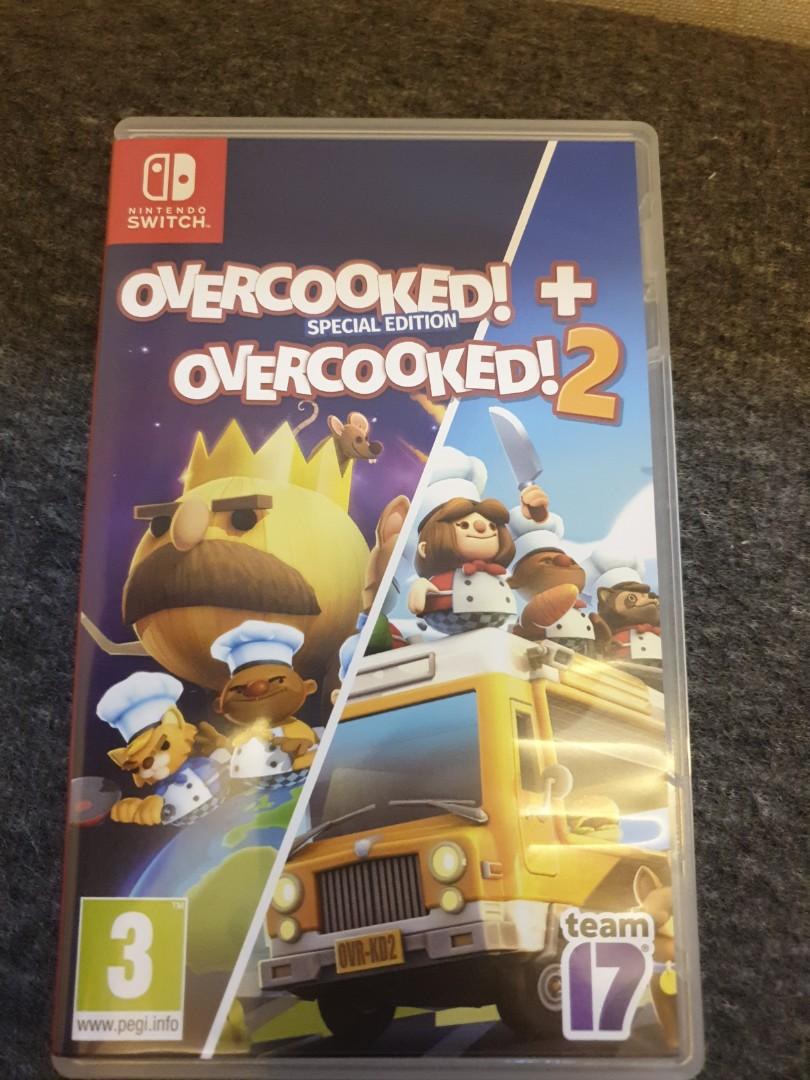 Overcooked 1 + 2, Video Gaming, Video Games, Nintendo on Carousell