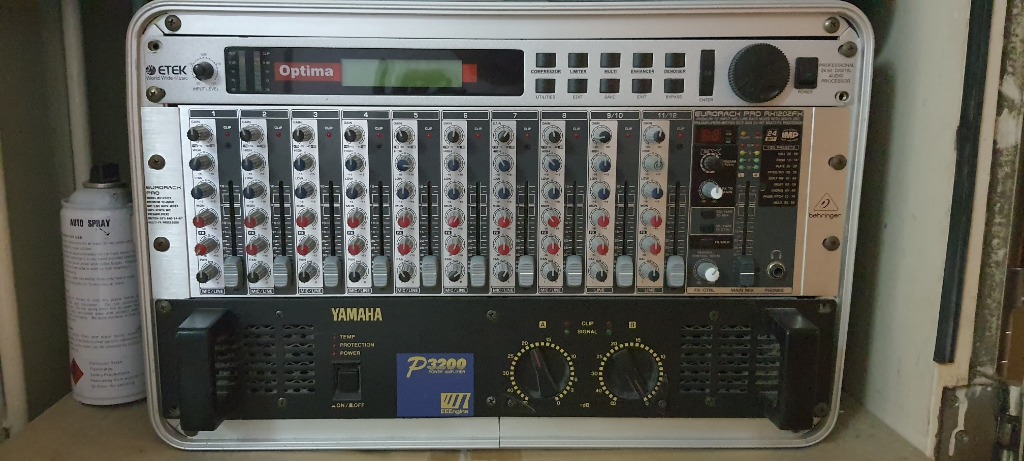 PA System連rack case, 音響器材, 可攜式音響設備 - Carousell