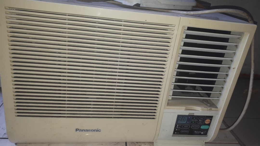 Panasonic window type 1.5 hp, TV & Home Appliances, Air Conditioning ...