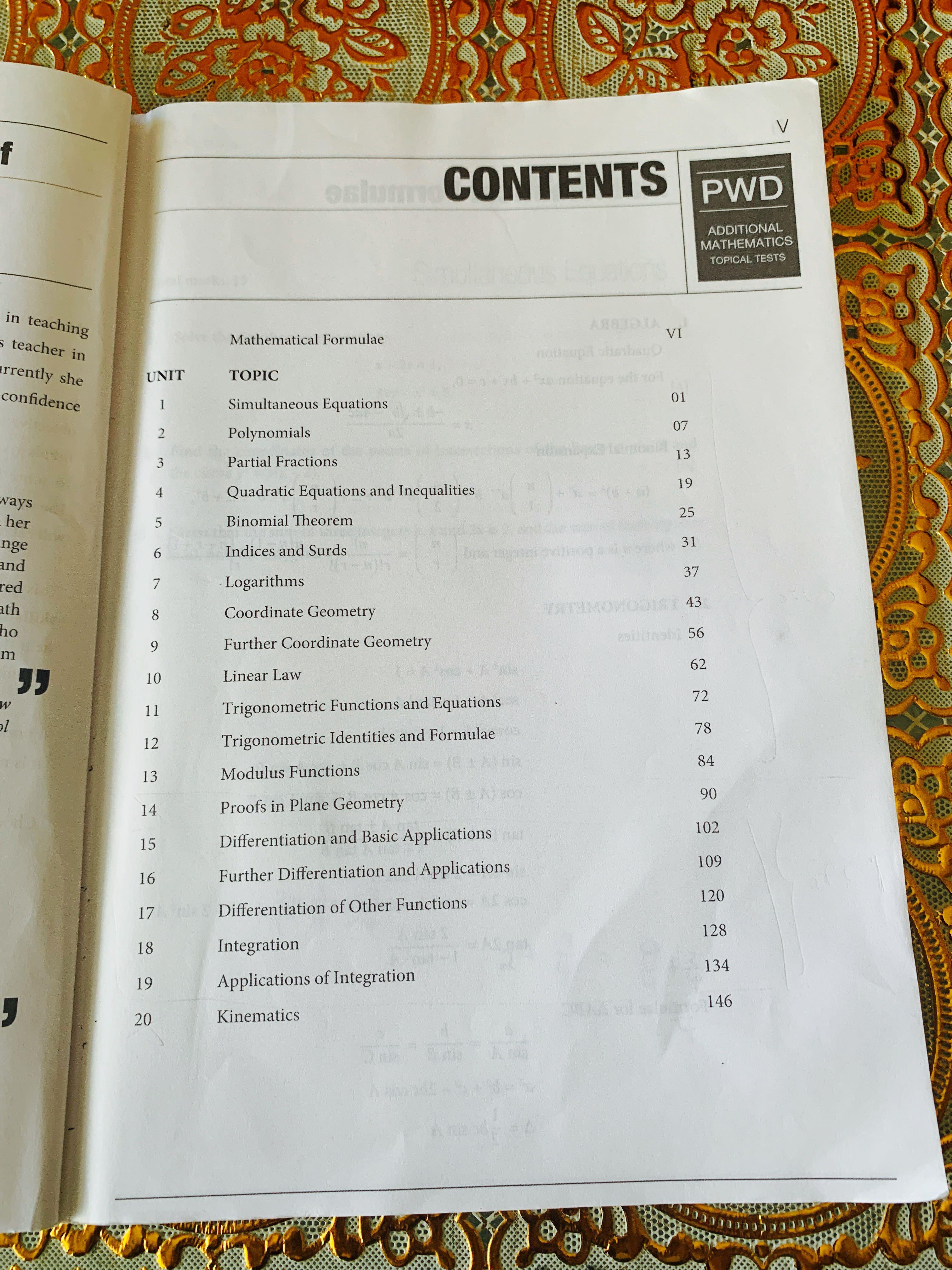 Pass with Distinction Additional Mathematics Assessment Book, Hobbies ...